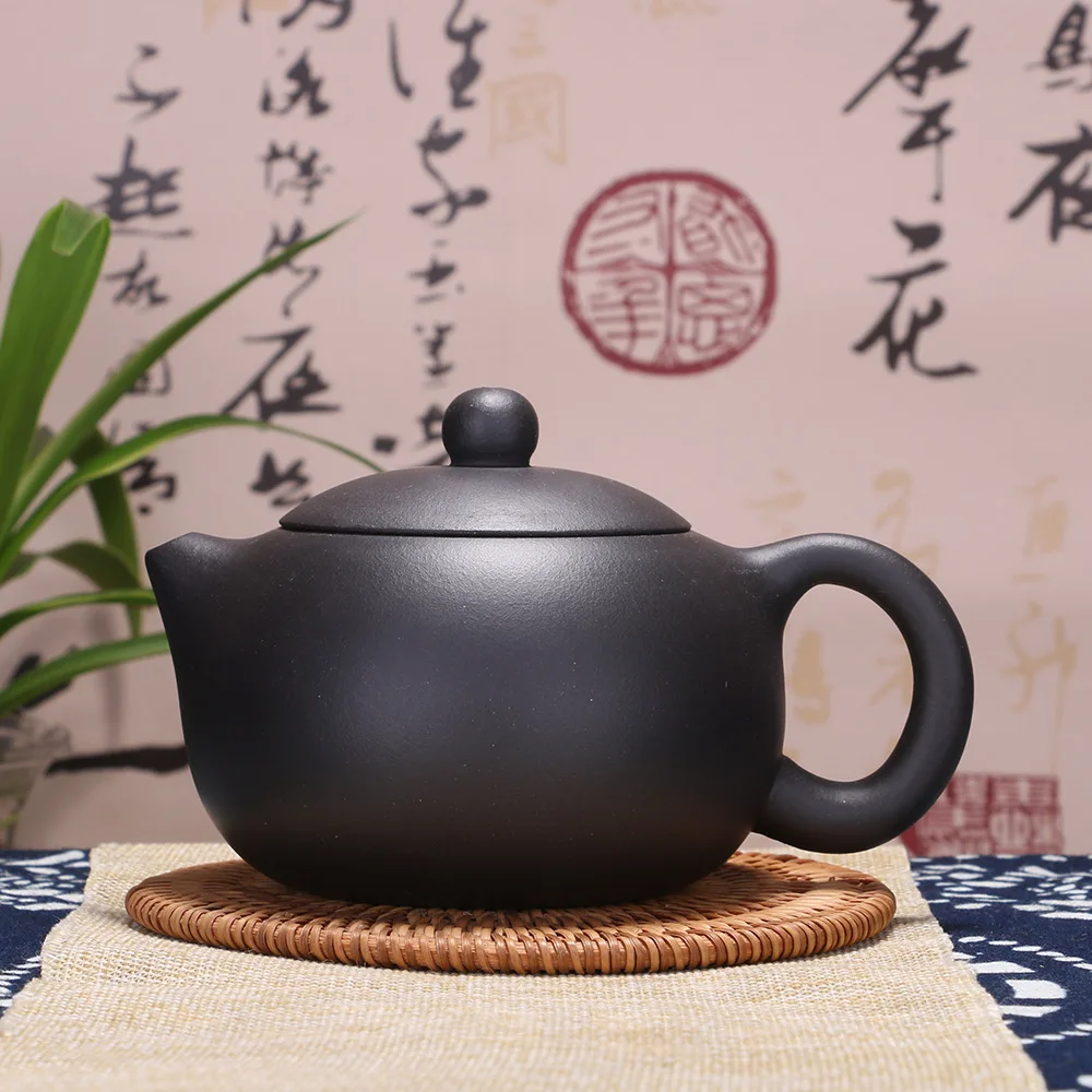 H 0036 memento, Yixing purple sand pot, pure and full handmade ...