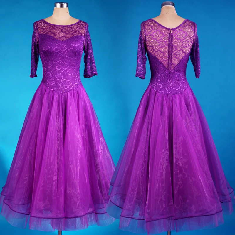 Vestido de baile moderno para mujer, Falda de baile de salón, vestido ...