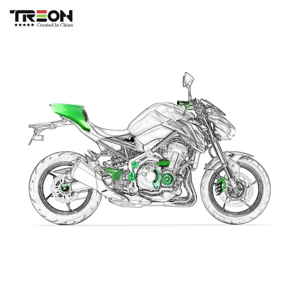 รถจักรยานยนต์อุปกรณ์เสริมสำหรับ Kawasaki Z900 Z 900 2017 2020 ...