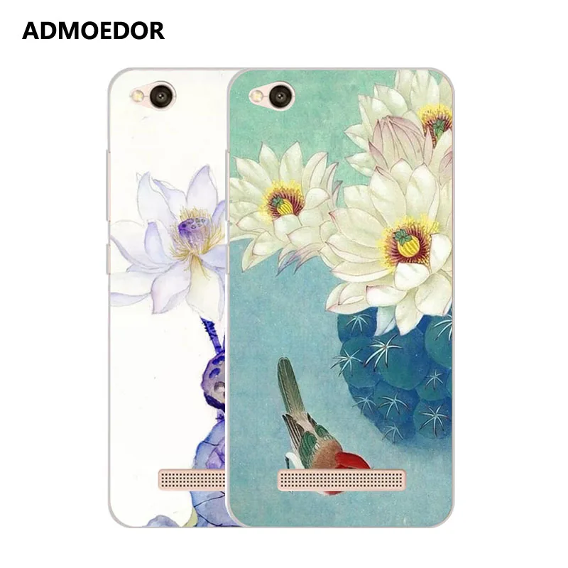 xiaomi redmi 4a Case,Silicon Colorful plant Soft TPU Back Cover for ...
