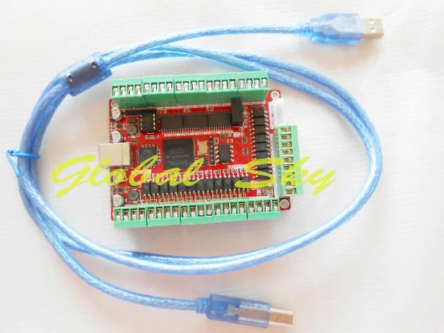 5 Axis 50KHz Five Axis Stepper Motor Driver Breakout Board USB MACH3 ...