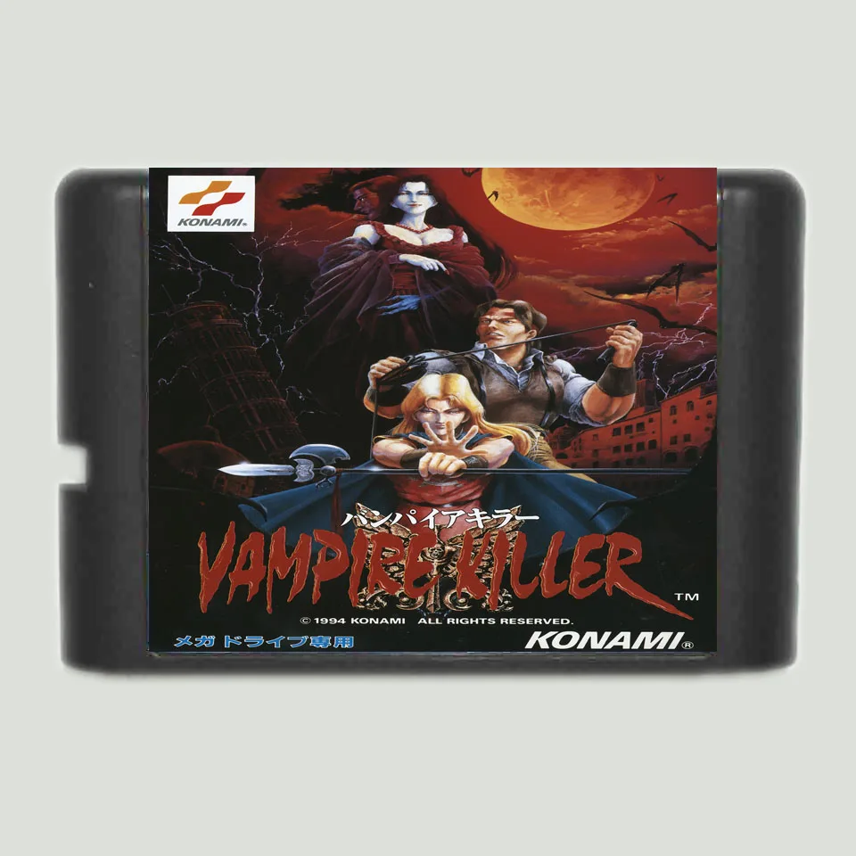 Vampire Killer 16 Bit MD Game Card For Sega Mega Drive For Genesis-in ...
