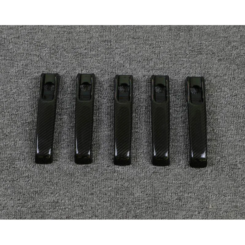 Carbon Fiber Exterior Door Handle Cover Frame Trim Decoration For ...