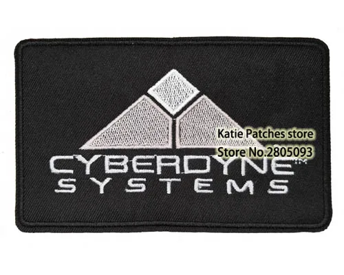 The Movie Terminator Cyberdyne Systems Badge Embroidered Iron On Patch ...