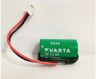 VARTA CR 1 / 2AA 3V CR1/2AA industrial PLC lithium battery with plug ...