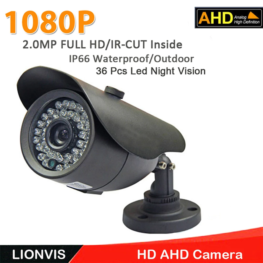 AHD 720P 1080P CCTV Security Camera 2.0MP ahd camera36 Leds Night ...