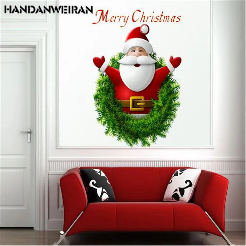 1PCS-Christmas-Santa-Wall-Stickers-For-Living-Room-Window-Glass ...