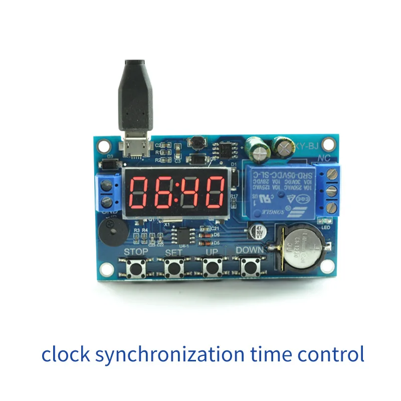 12V-Cycle-Delay-Module-Cycle-Relay-Switch-Relay-Module-24H-Timing-Chip ...