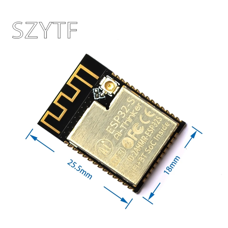 WiFi + Bluetooth module ESP32s serial to WiFi / dual antenna module ...