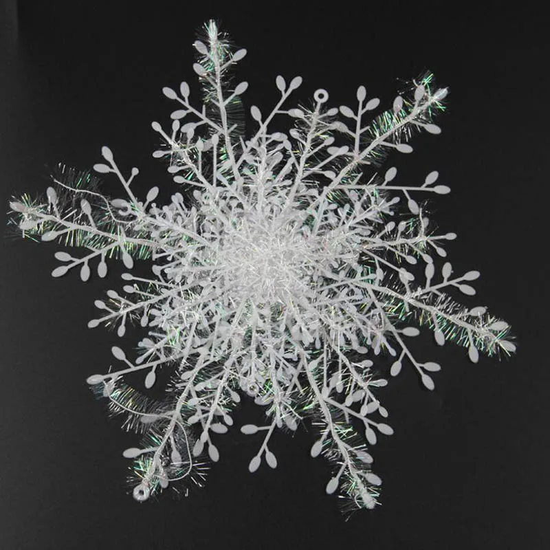 6cm-10cm-13cm-16cm-21cm-28cm-Christmas-Snow-Flakes-White-Snowflake ...