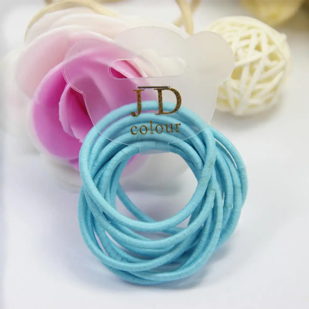 rubber band Hair Bands Elastic Children Vintage Gum Popular 10pcs/set ...