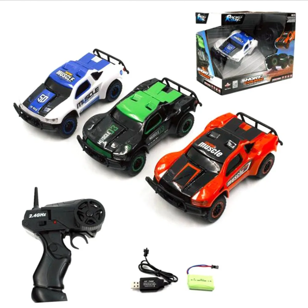 1:43 RC Racing Car Short Card RC High Speed Rock Crawlers 2.4Ghz Radio ...