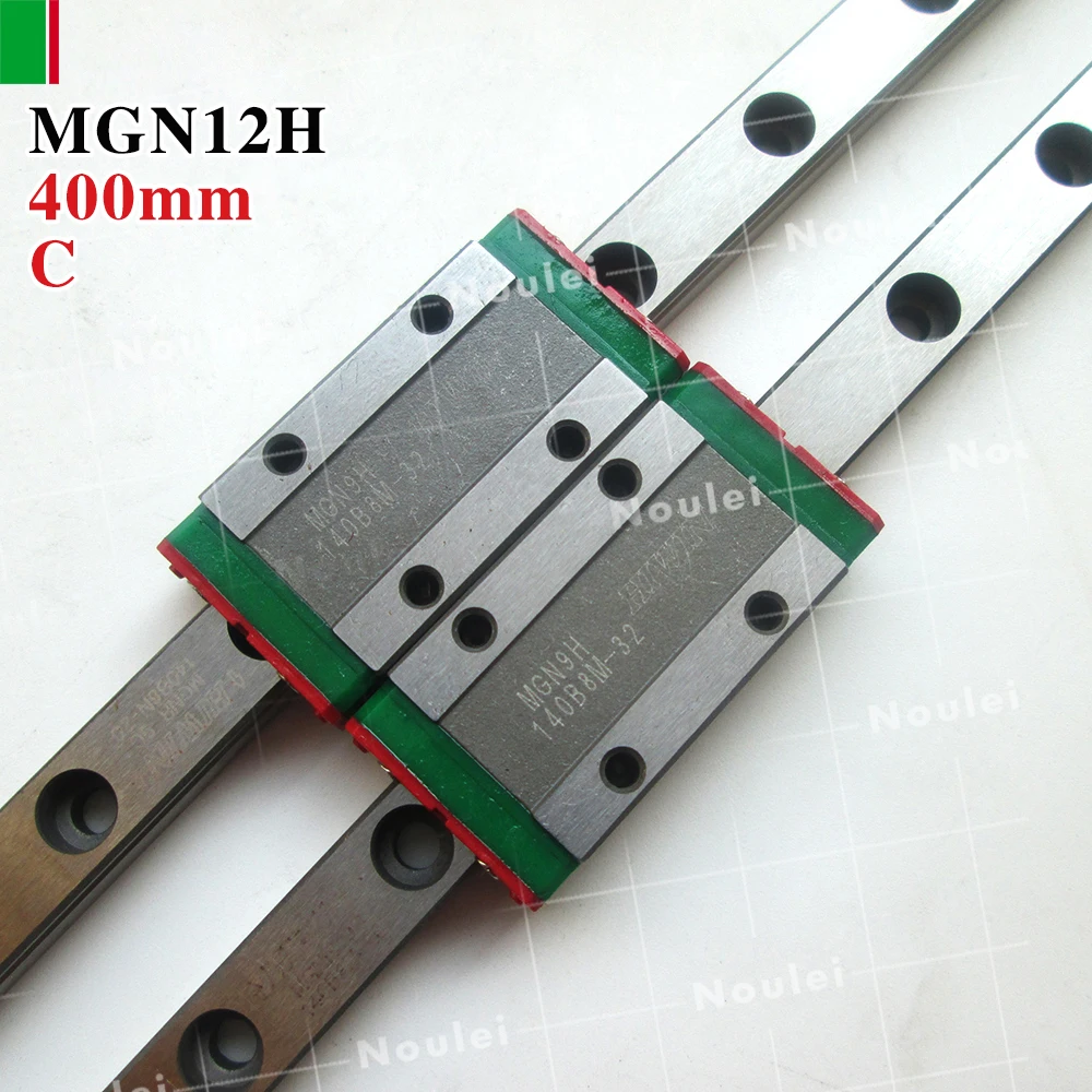 HIWIN MGN12H mini MGN12 slide block with 12mm linear guide rail 400mm ...