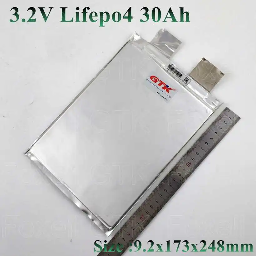 4pcs Brand lifepo4 30Ah 3.2v cell High 100A discharge for EV pack diy ...