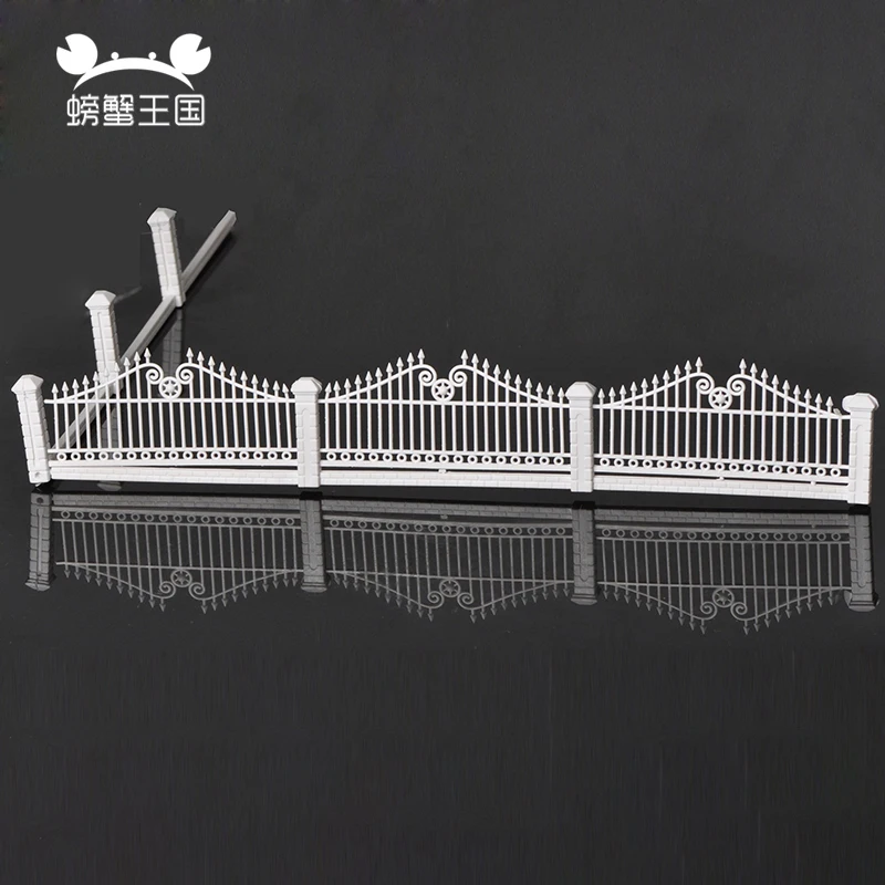 1 Meter Fence Model Railway Building Fence For Garden Scenery 1:87 Ho ...