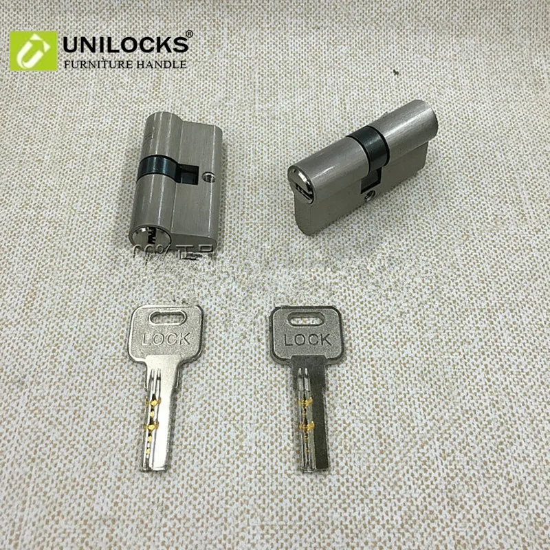 4pcs/lot Pure copper general door lock core 60 mm cylinder with 4pcs ...