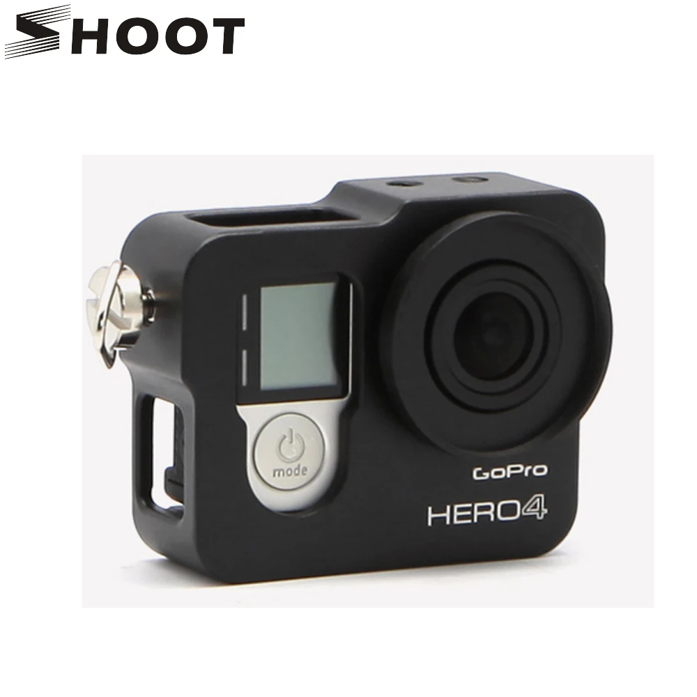 gopro Aluminum Alloy Rugged Cage Protective Case for GoPro Hero 4 ...