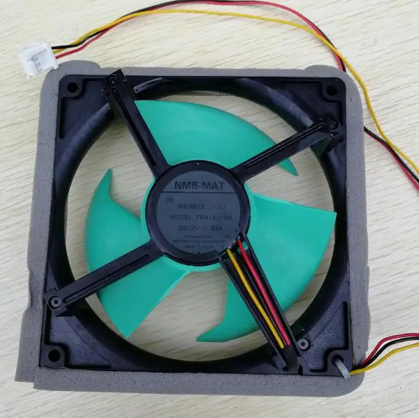 NMB-MAT FBA12J12M 12V 0.23A three-line refrigerator fan - Uranful.com
