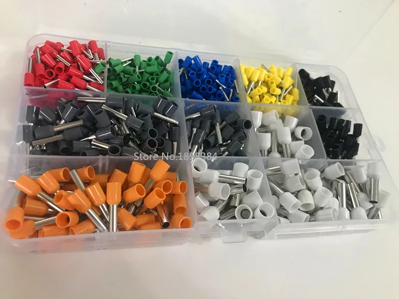 Juego de casquillos de cobre, Terminal de extremo de cable aislado ...