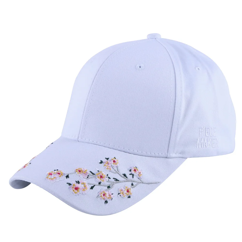 women girl luxury cap floral beauty hat embroidery custom design flower ...