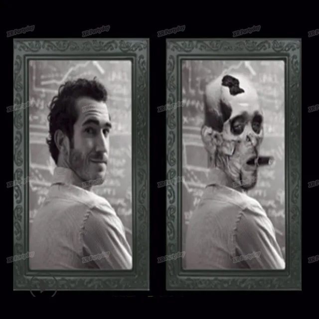 38x25cm Horror 3D Changing Face Picture Frame Haunted House Prop Photo ...