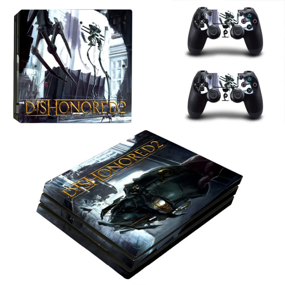 Dishonored 2 PS4 Pro Skin Sticker and Controller Decals Vinyl ...