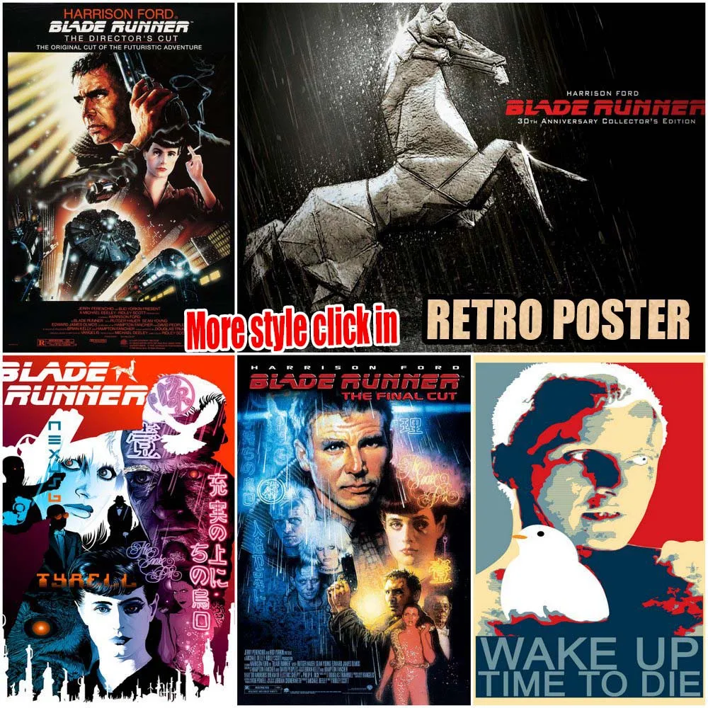 Blade runner bar pintura decorativa retro clásico nostálgico Cartel de ...