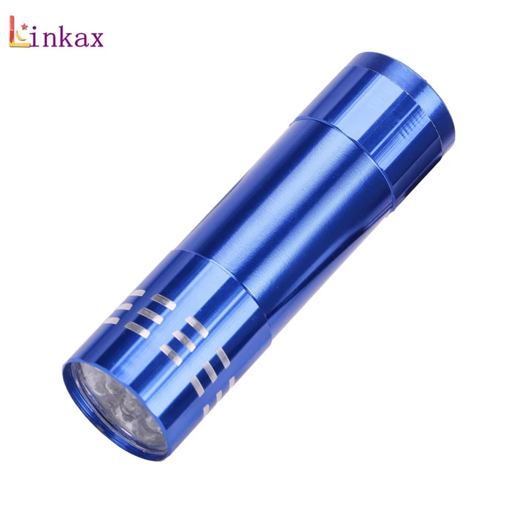 Mini 3 Mode 9 led Flashlight White Led Lamp Portable Small Pocket ...