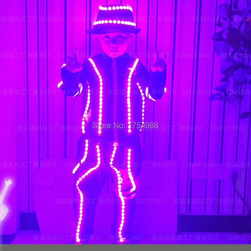 Children Kids Party Supply Rgb Led Light Cloth Stage Perfermance Led ...