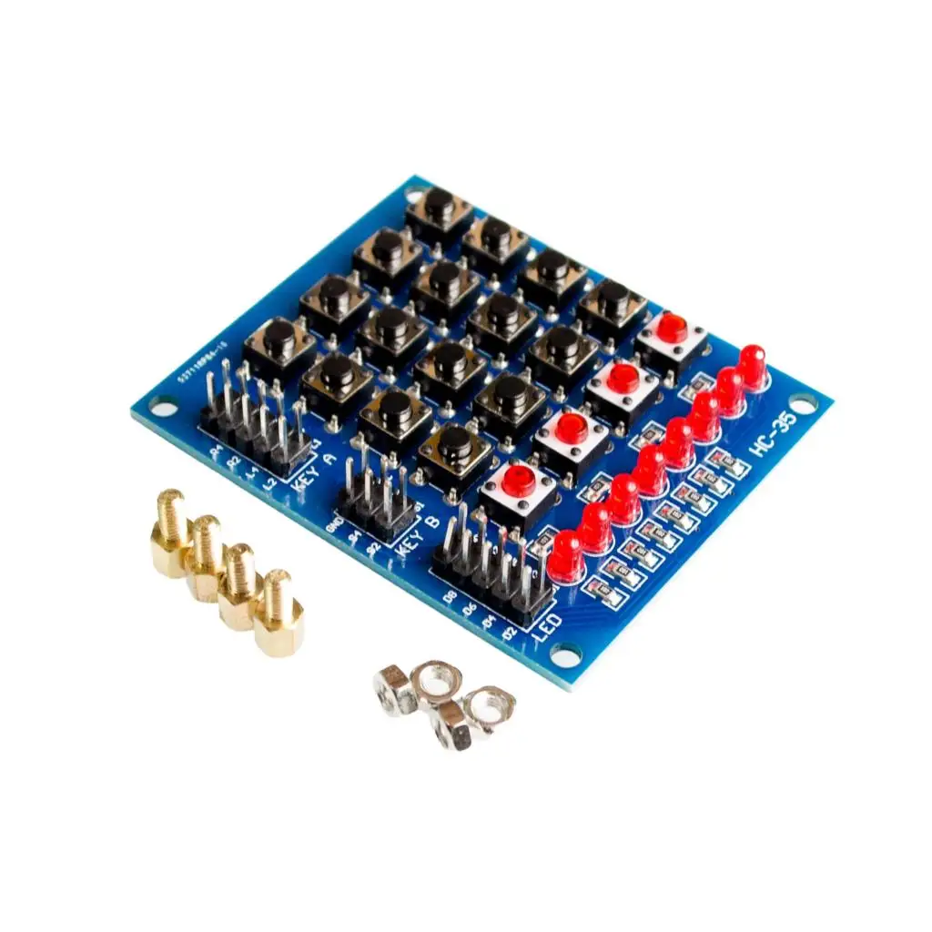 4 4 Matrix Array Matrix Keyboard 16 Key Membrane Switch Keypad For 4 Separate Keyboard 8