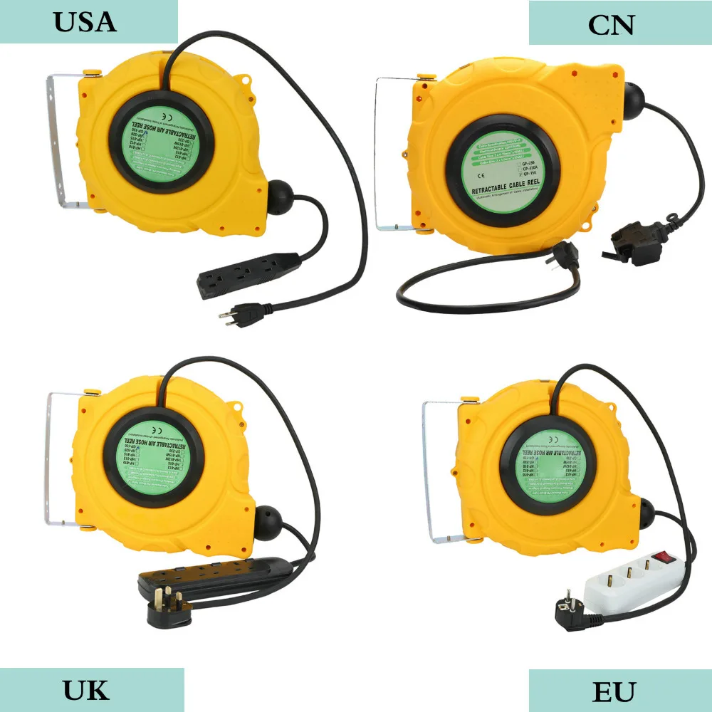 GP 150 Electric Retractable Power Cord Reel Industrial Blower Fan ...
