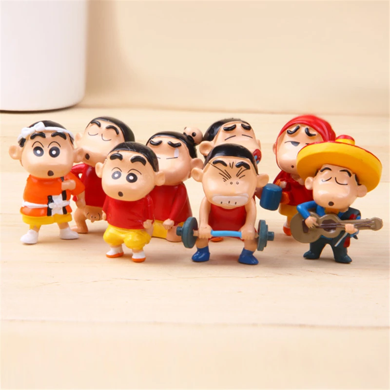 8pce/lot In Stock Primary school students Toy Action Figures Beating ...