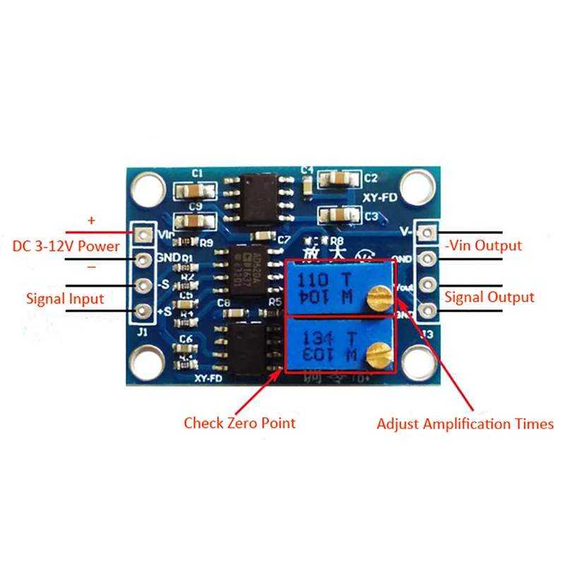 Welcome for Visiting - Monday Kids AD620 High Precision uV/mV Microvolt ...