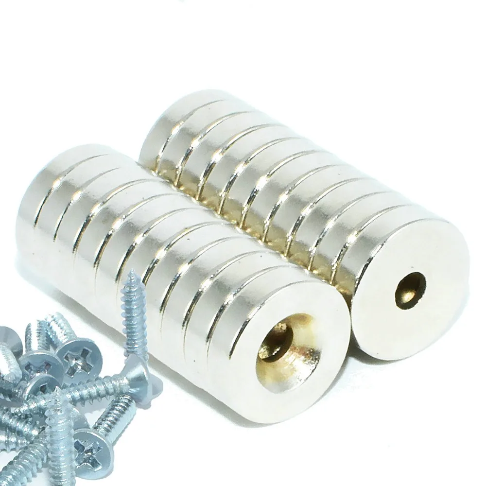 50pcs Tool Holding Magnets 12x3mm Plus Screws Rare Earth Strong 50pcs Tool Holding Magnets 12x3mm Plus Screws Rare Earth Strong