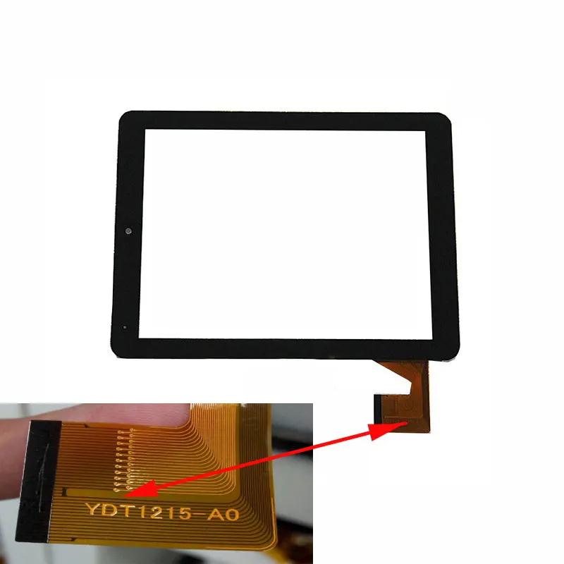 New Black 8" Inch Touch Screen Digitizer Glass For YDT1215 A0 Tablet PC ...