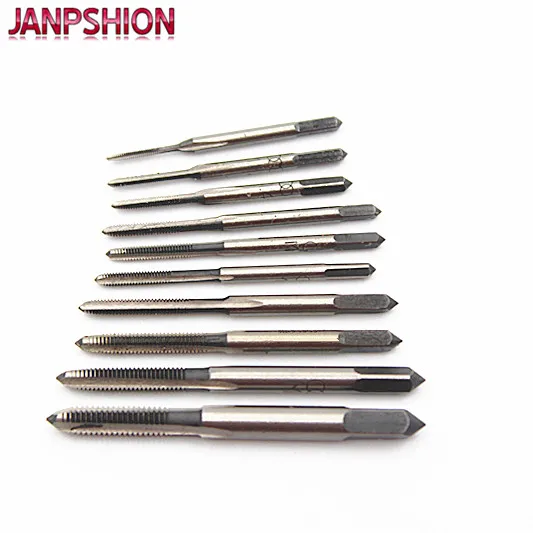 Machine Hand Tap 10pcs Mini M1 to M3.5 Machine Hand Tap Thread Wire ...