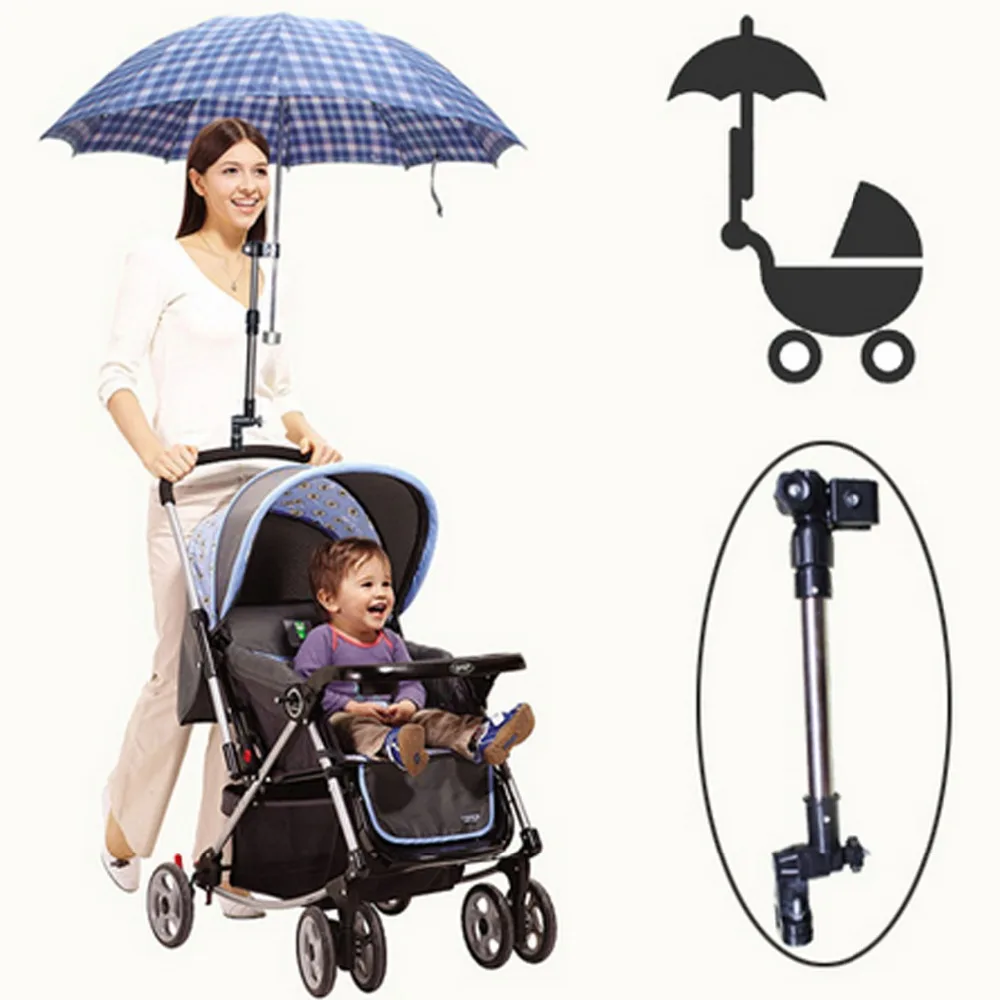 Adjustable Baby Stroller Umbrella Holder Bracket For Bicycle Bike ...