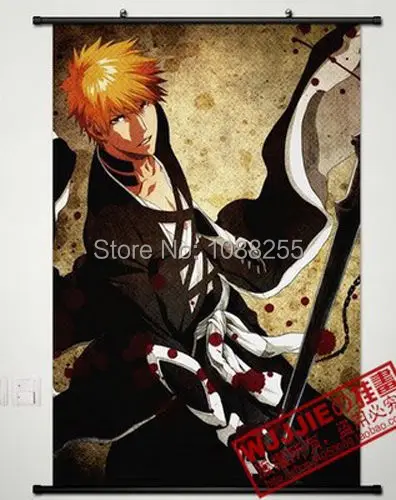 Anime Bleach Kurosaki ichigo Home Decor Poster Wall Scroll|wall scroll ...