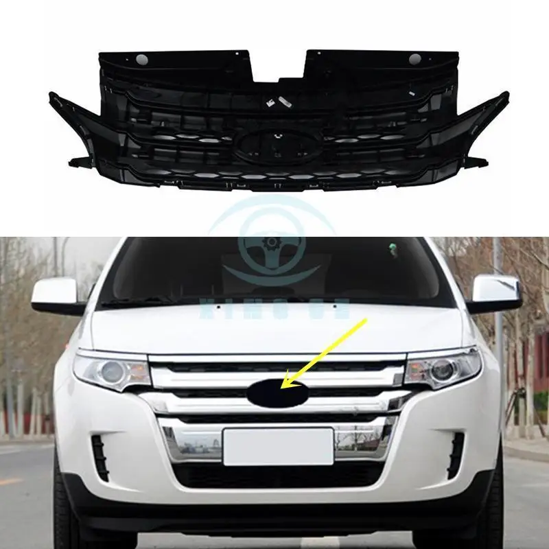 Black ABS Front Grille Replace for Ford EDGE 2011 2016|front grill ...