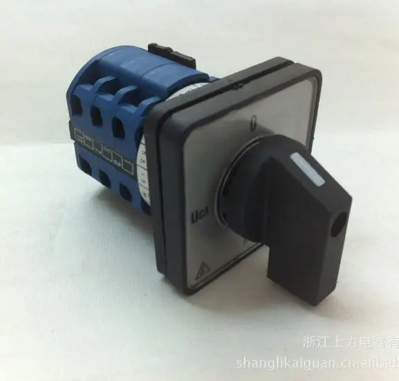 Listrik 4 Posisi 12 Terminal Rotary Cam Changeover Switch 660V 20A ...