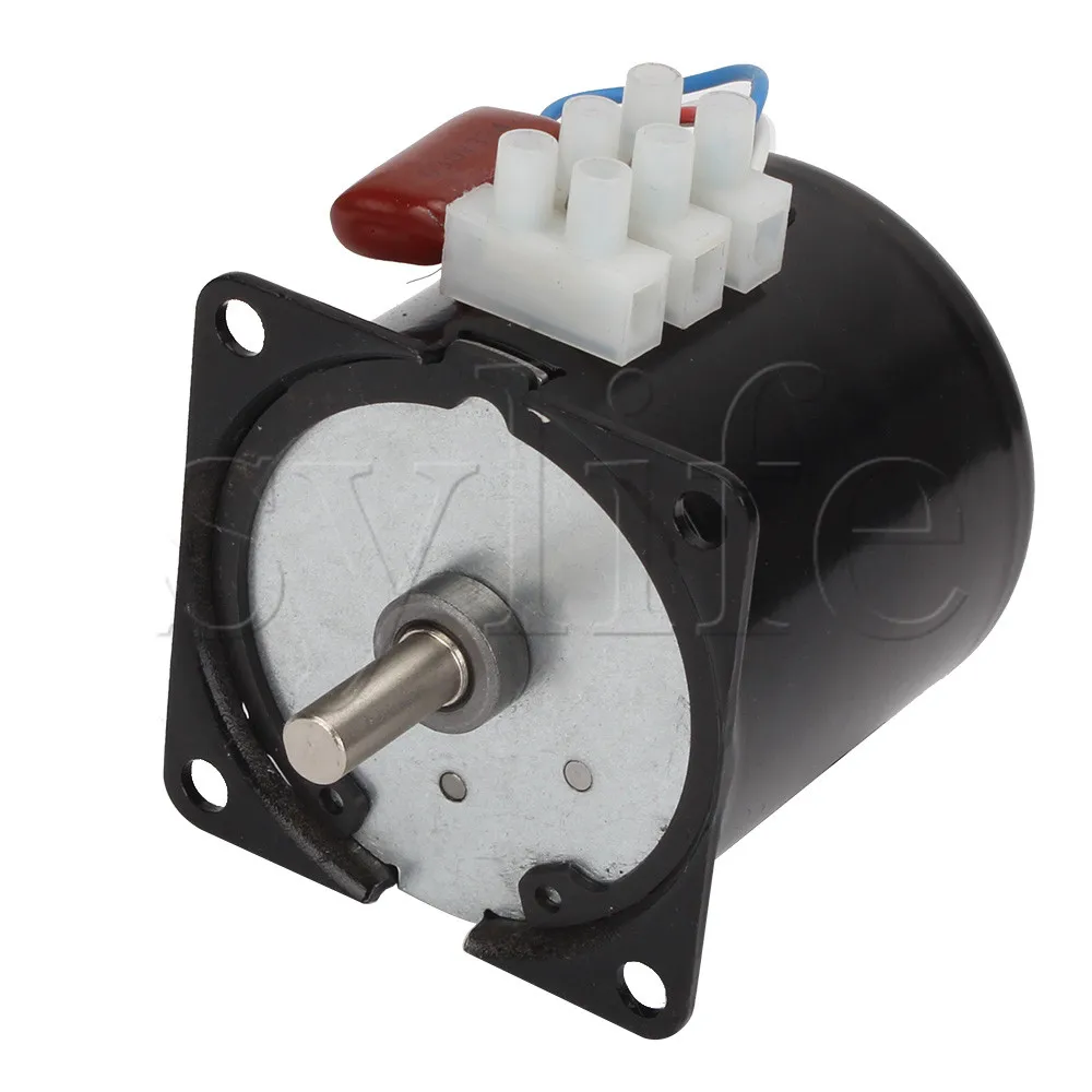 220V AC 5RPMกล่องเกียร์แรงบิดสูงที่มีประสิทธิภาพSynchronousไฟฟ้ามอเตอร์ ...