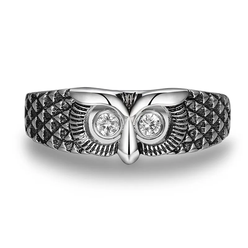 Милое женское кольцо в виде маленькой совы, модное свадебное кольцо на ...