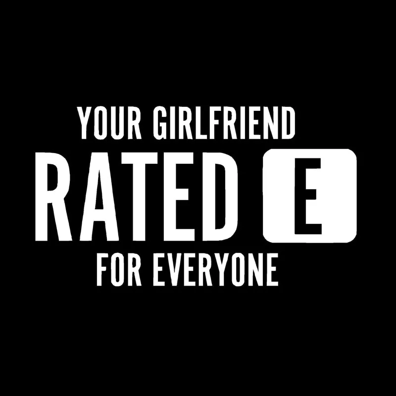 Letter English Alphabet Rated E Car Sticker for Motorhome Minicab ...