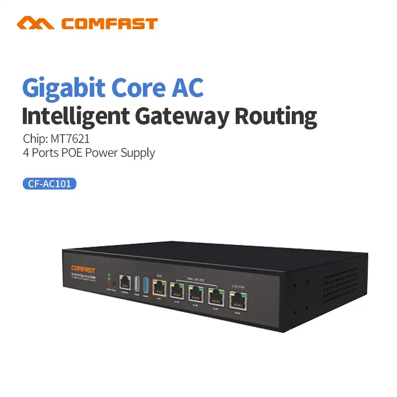 Comfast CF AC50 Full Gigabit AC Router Multiple WAN Port Core Gateway Access AP Load Balancing ...