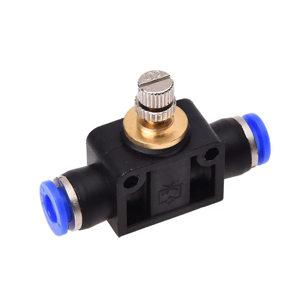 Air Pneumatic Speed Control 6mm to 6mm Push In Quick Fitting-in Pipe ...