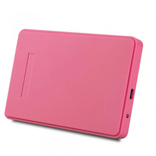 Etmakit new Pink External Hard Drive Disk Enclosure Usb 2.0 Sata 2.5 ...