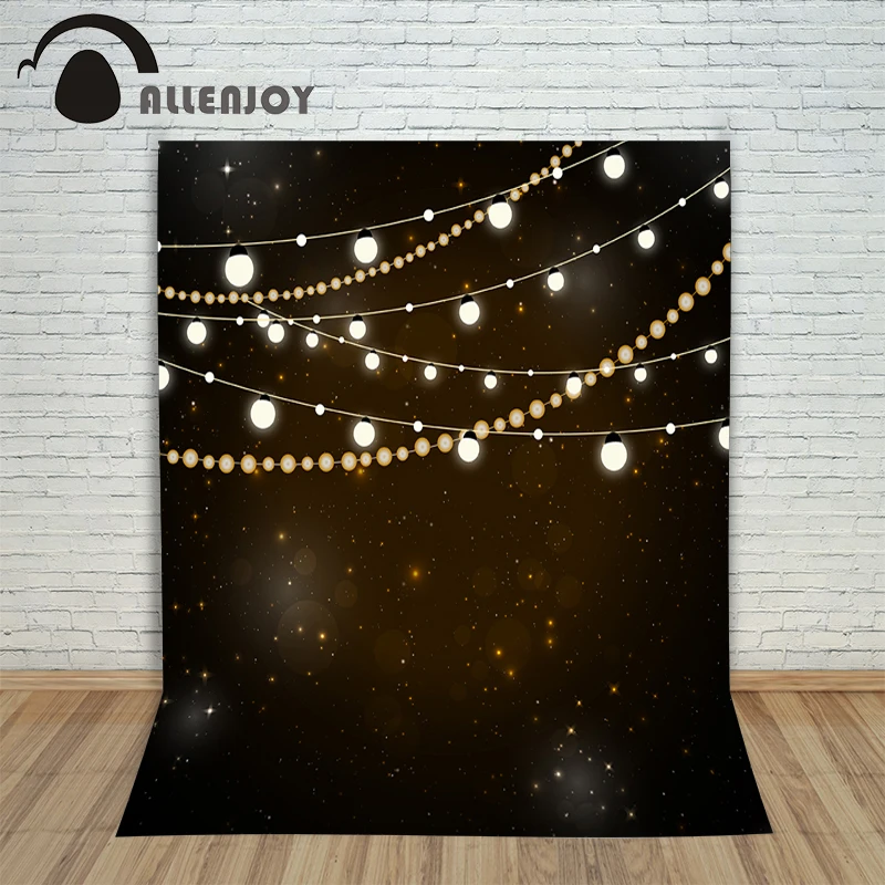 Allenjoy photography backdrops The light bulb shining brightly stars ...