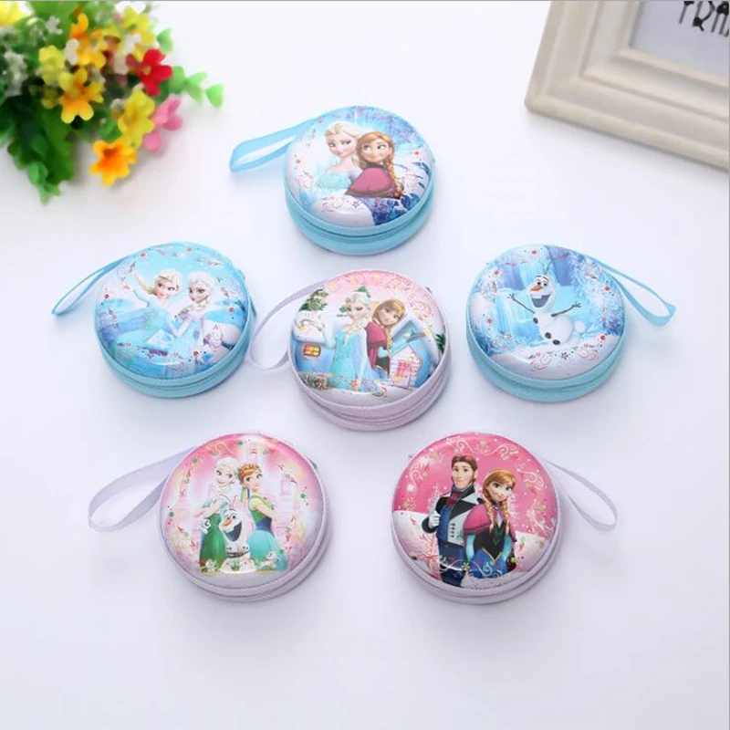 hot sale cartoon coin purse Elsa Anna princess girls key case wallet ...