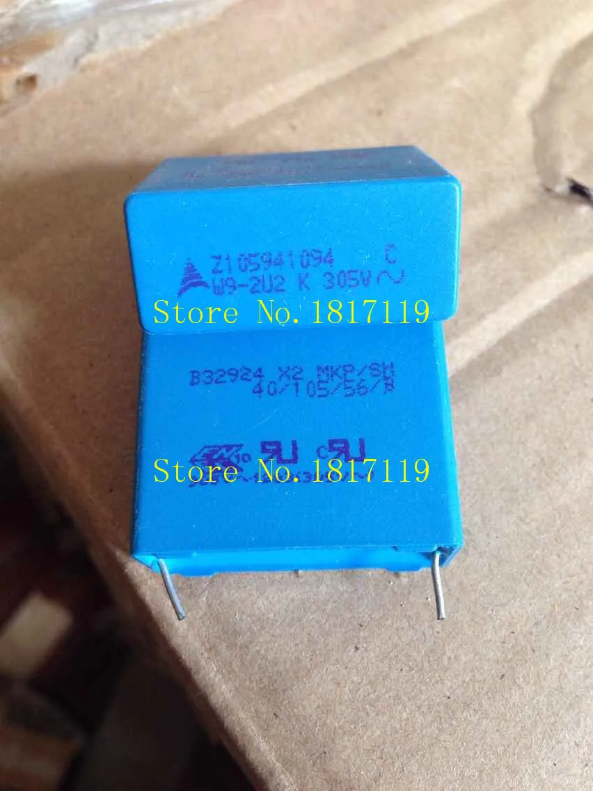 EPCOS 2U2 K305V 안전 커패시터 B32924 2.2 미크로포맷 225 천개 305VAC P27.5MM ...