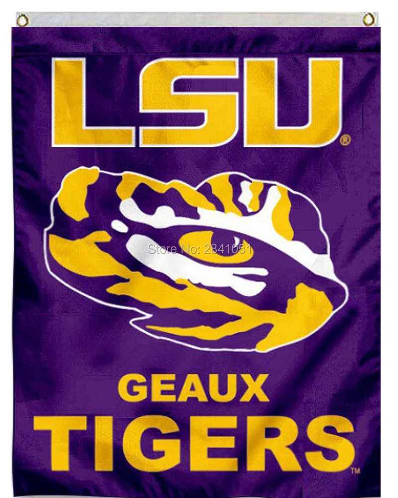 6 Color LSU Geaux Tigers House Banner American Outdoor Indoor Baseball ...